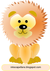 Inkscape Tutorials: Lion hair made easily